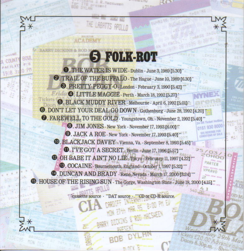 Bootleg CD artwork "G"